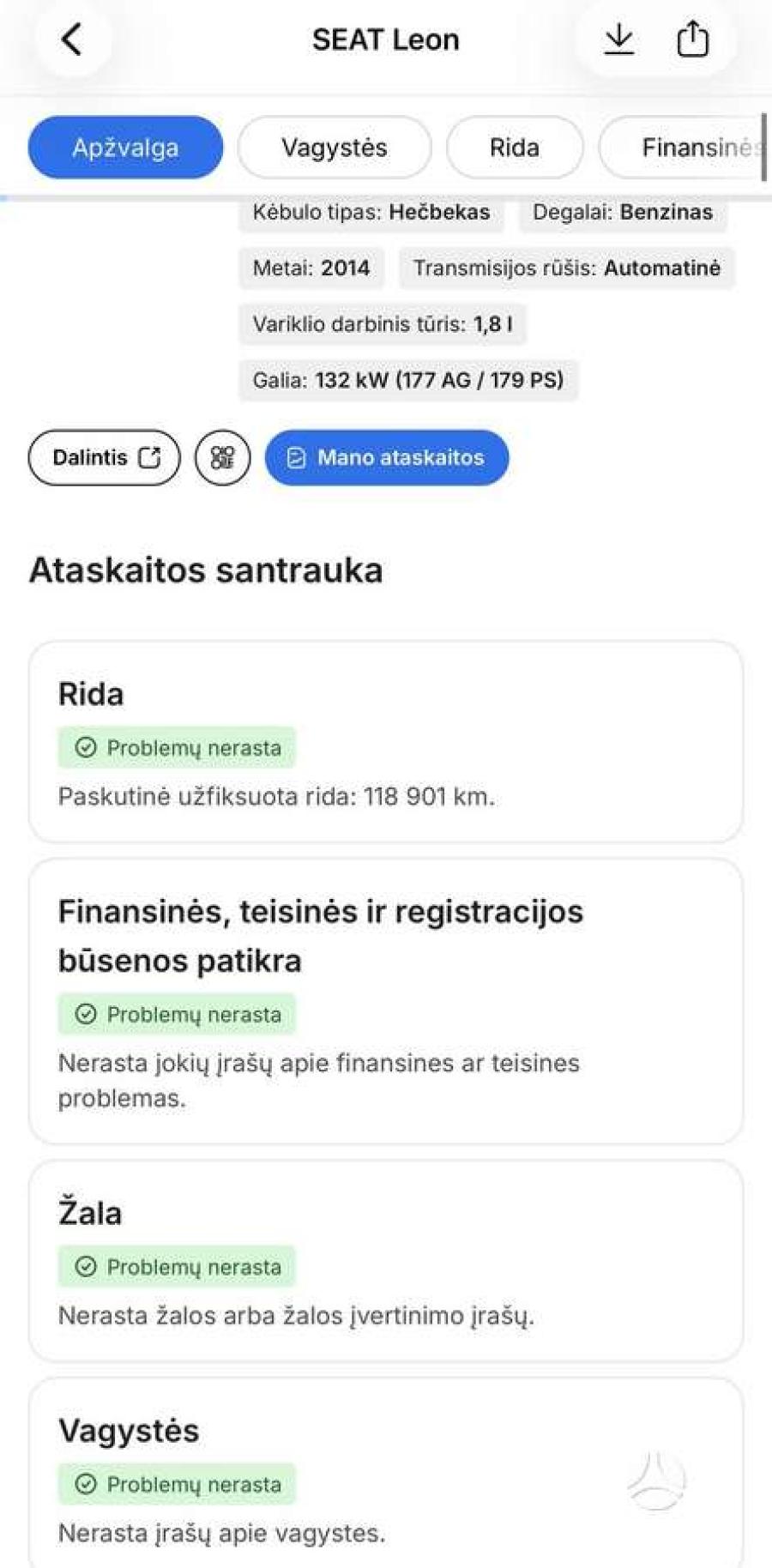 Красный Сеат Леон 2014 в Таураге, объемом двигателя 1.80 л и пробегом 137 тыс. км за 7900 €, фото 53 на AUTOMOTO.COM.LV