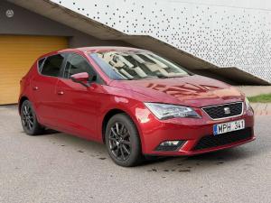 Sarkans SEAT Leon 2014 Viļņa, ar dzinēja tilpumu 1.60 L un nobraukumu 185 tūkst. km par 5200 €, foto  vietnē AUTOMOTO.COM.LV