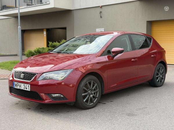 Sarkans SEAT Leon 2014 Viļņa, ar dzinēja tilpumu 1.60 L un nobraukumu 185 tūkst. km par 5200 €, foto 3 vietnē AUTOMOTO.COM.LV