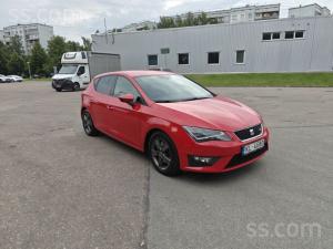 Red SEAT Leon 2016 in Riga, with an engine capacity of 1.80 L and mileage of 99 thousand km for 11500 €, photo  on AUTOMOTO.COM.LV