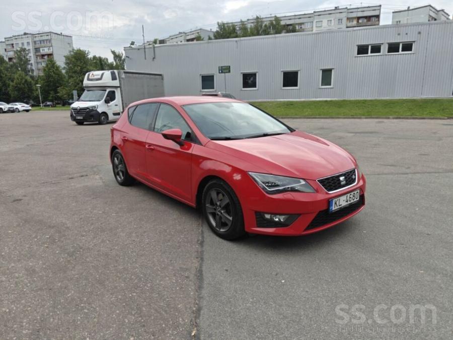 Red SEAT Leon 2016 in Riga, with an engine capacity of 1.80 L and mileage of 99 thousand km for 11500 €, photo 1 on AUTOMOTO.COM.LV