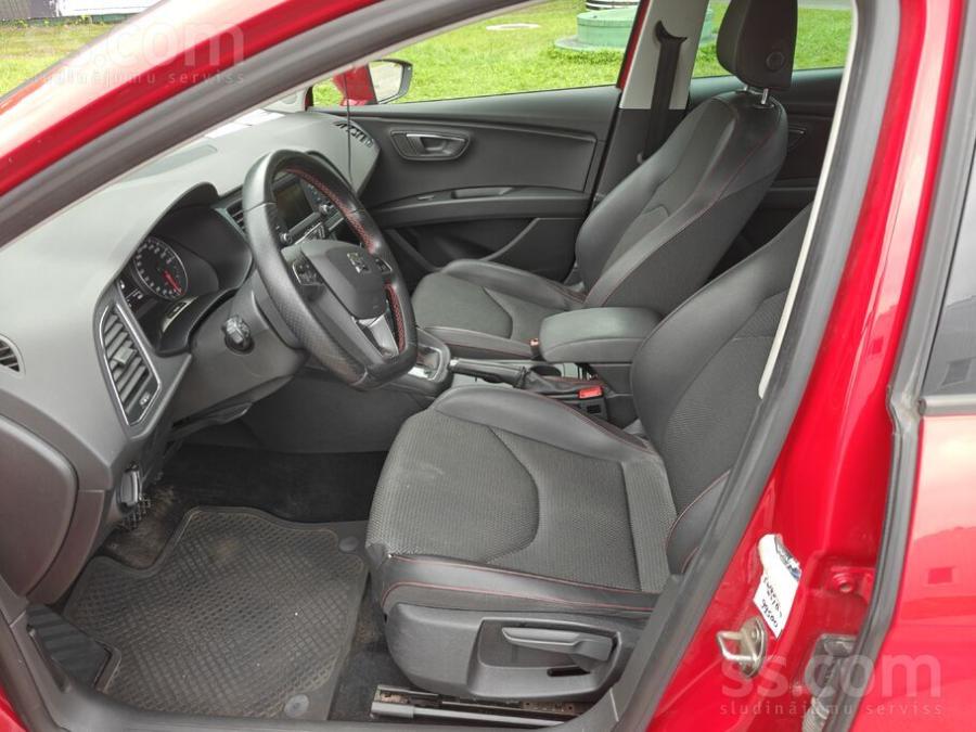 Red SEAT Leon 2016 in Riga, with an engine capacity of 1.80 L and mileage of 99 thousand km for 11500 €, photo 13 on AUTOMOTO.COM.LV