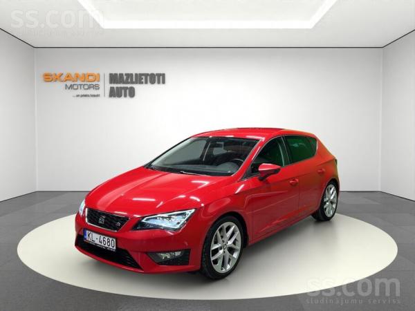 Red SEAT Leon 2016 in Riga, with an engine capacity of 1.80 L and mileage of 100 thousand km for 11790 €, photo 1 on AUTOMOTO.COM.LV