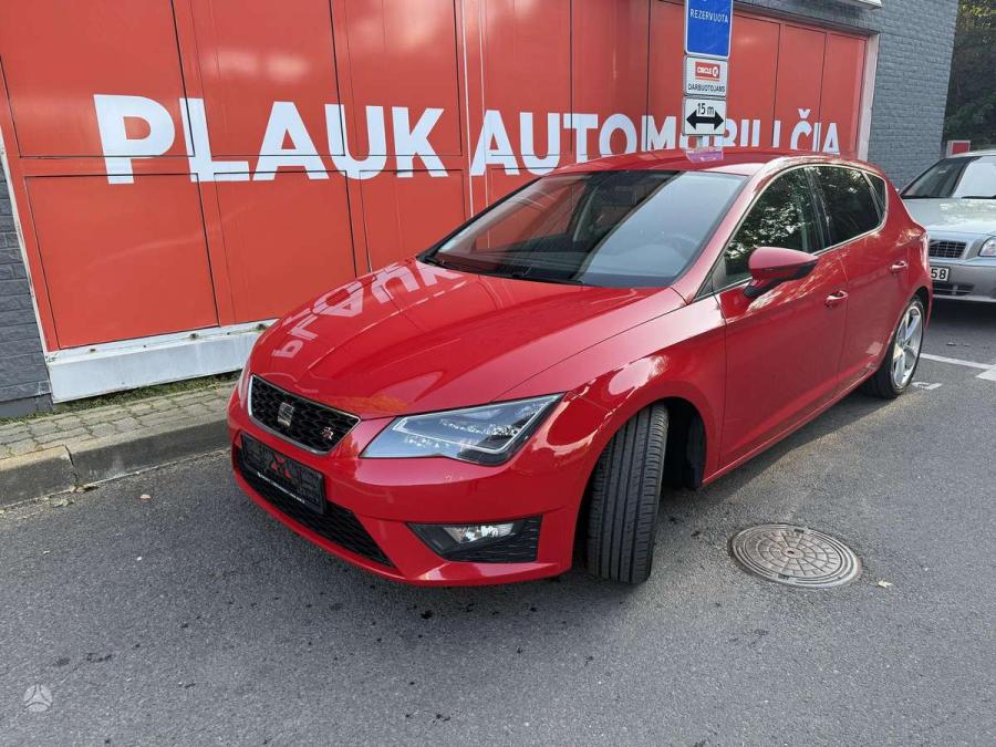 Red SEAT Leon 2016 in Vilnius, with an engine capacity of 1.40 L and mileage of 133 thousand km for 7800 €, photo 3 on AUTOMOTO.COM.LV