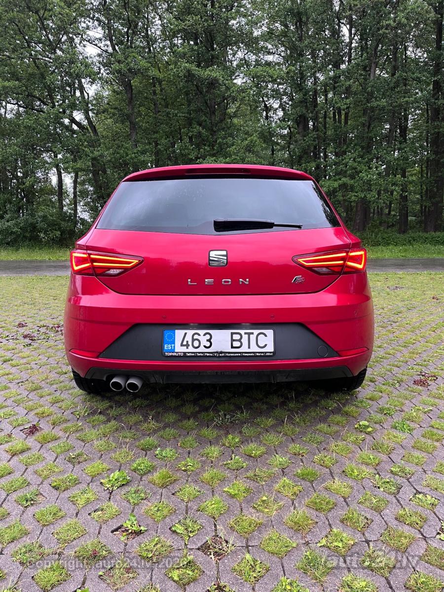 Red SEAT Leon 2017 in Tallinn, with an engine capacity of 1.40 L and mileage of 109 thousand km for 11600 €, photo 4 on AUTOMOTO.COM.LV