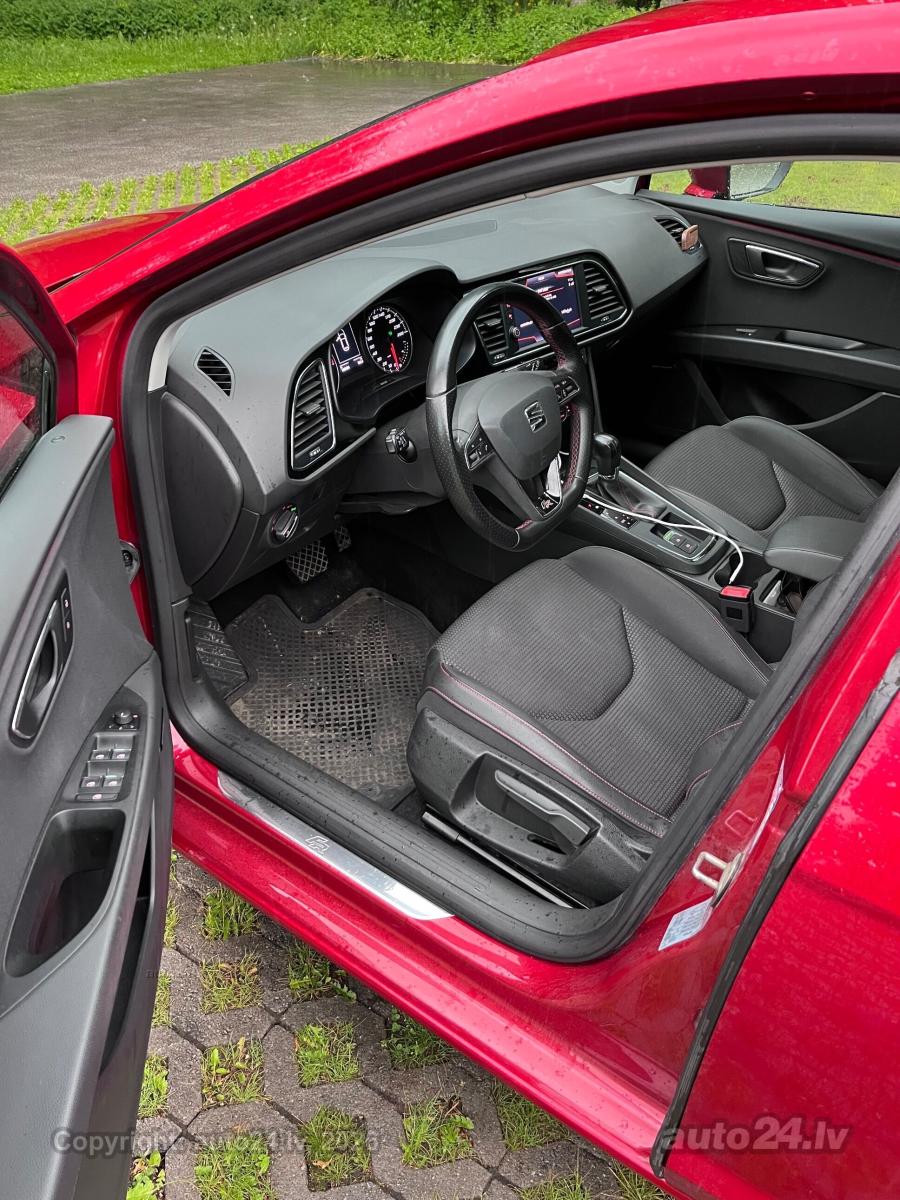 Red SEAT Leon 2017 in Tallinn, with an engine capacity of 1.40 L and mileage of 109 thousand km for 11600 €, photo 10 on AUTOMOTO.COM.LV