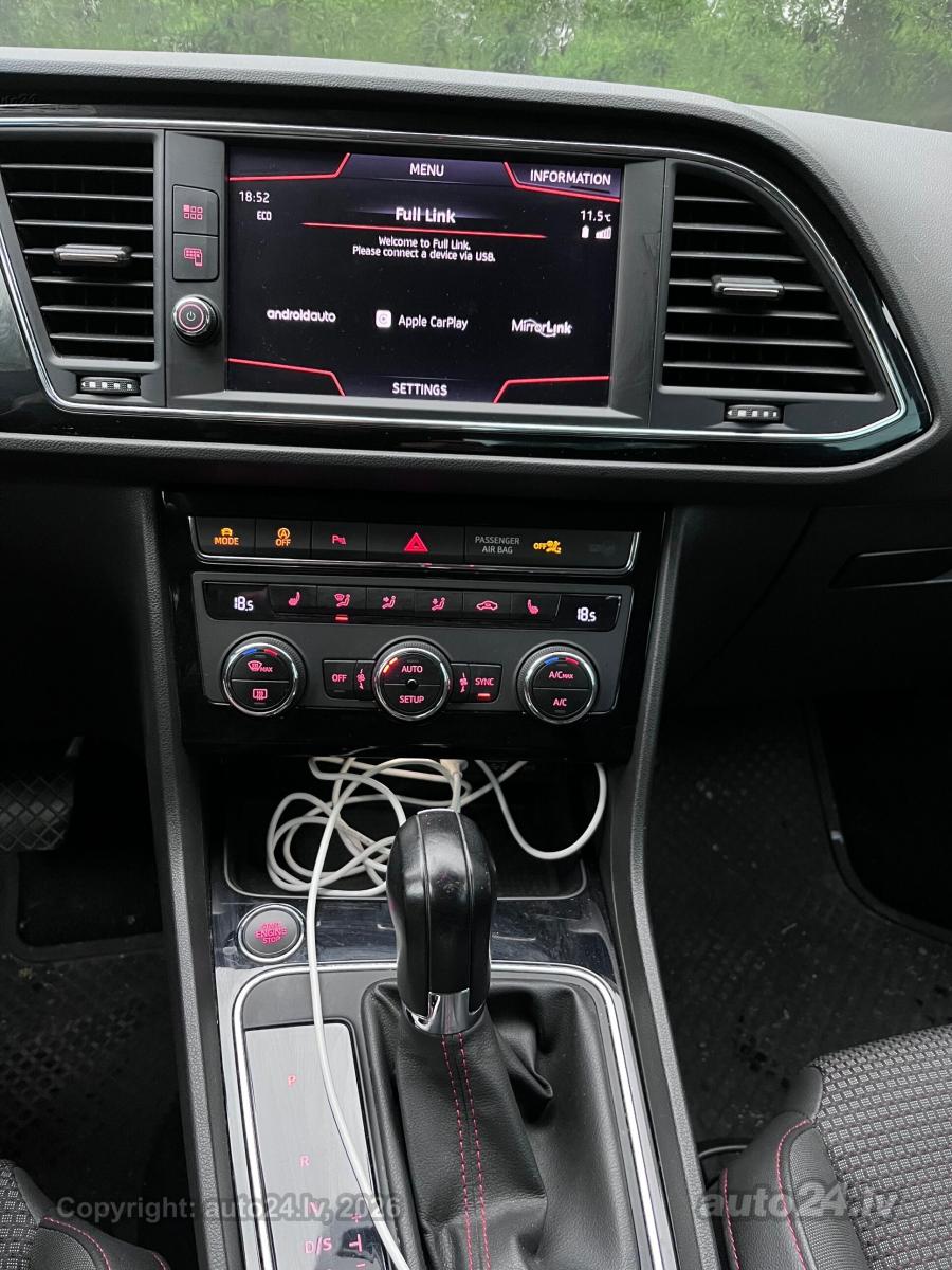 Red SEAT Leon 2017 in Tallinn, with an engine capacity of 1.40 L and mileage of 109 thousand km for 11600 €, photo 12 on AUTOMOTO.COM.LV