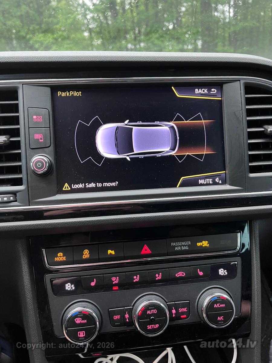 Red SEAT Leon 2017 in Tallinn, with an engine capacity of 1.40 L and mileage of 109 thousand km for 11600 €, photo 14 on AUTOMOTO.COM.LV
