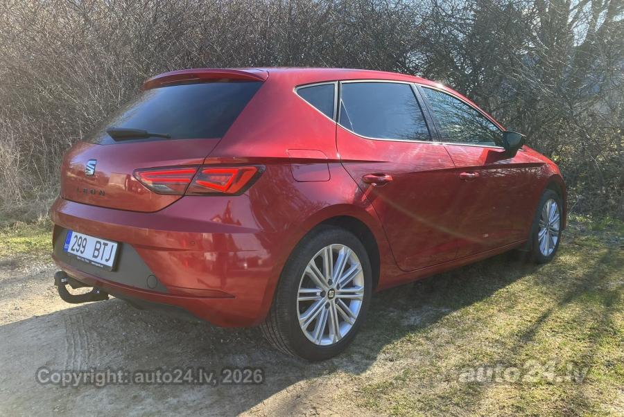 Red SEAT Leon 2018 in Tallinn, with an engine capacity of 1.40 L and mileage of 114 thousand km for 12900 €, photo 6 on AUTOMOTO.COM.LV