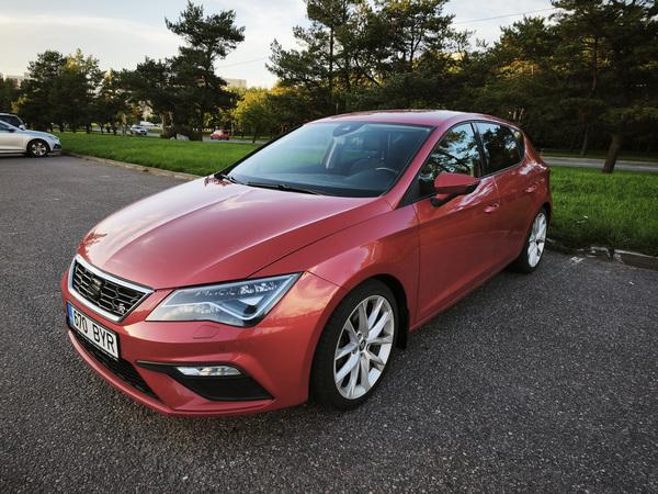 Red SEAT Leon 2018 in Tallinn, with an engine capacity of 2.00 L and mileage of 163 thousand km for 11500 €, photo 4 on AUTOMOTO.COM.LV