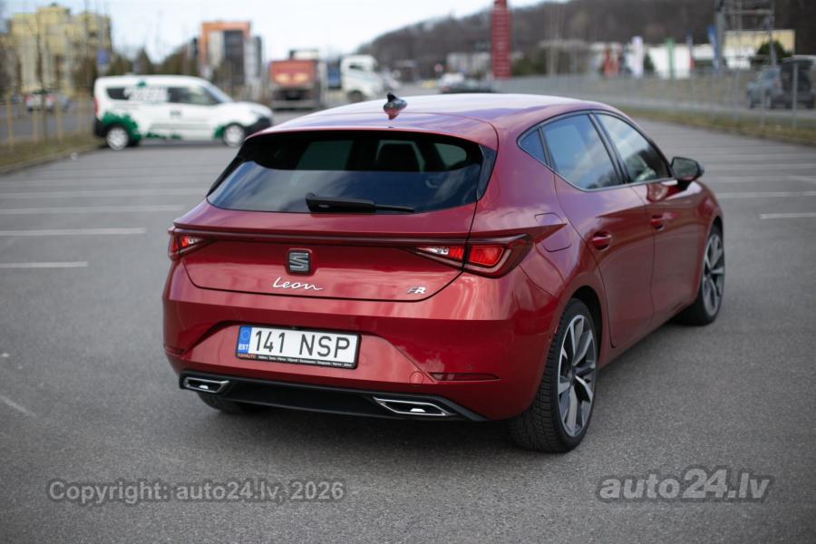 Red SEAT Leon 2020 in Tallinn, with an engine capacity of 1.50 L and mileage of 81 thousand km for 18500 €, photo 4 on AUTOMOTO.COM.LV