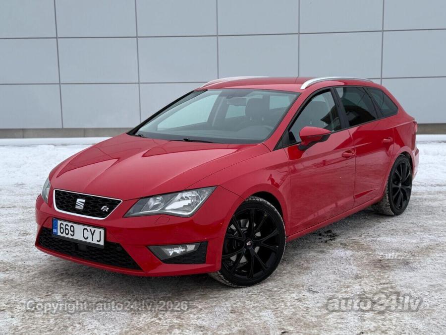 Red SEAT Leon 2014 in Tartu, with an engine capacity of 2.00 L and mileage of 280 thousand km for 6800 €, photo 1 on AUTOMOTO.COM.LV