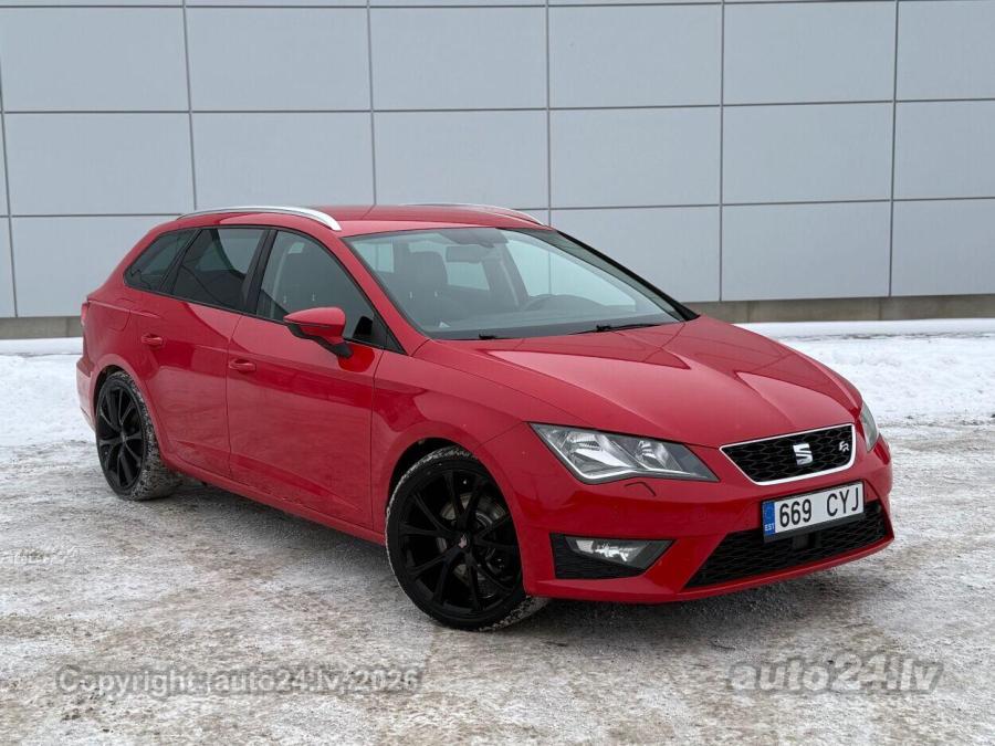 Red SEAT Leon 2014 in Tartu, with an engine capacity of 2.00 L and mileage of 280 thousand km for 6800 €, photo 3 on AUTOMOTO.COM.LV