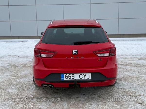 Red SEAT Leon 2014 in Tartu, with an engine capacity of 2.00 L and mileage of 280 thousand km for 6800 €, photo 5 on AUTOMOTO.COM.LV