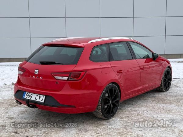 Red SEAT Leon 2014 in Tartu, with an engine capacity of 2.00 L and mileage of 280 thousand km for 6800 €, photo 6 on AUTOMOTO.COM.LV