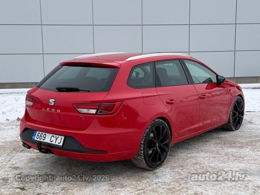 Red SEAT Leon 2014 in Tartu, with an engine capacity of 2.00 L and mileage of 280 thousand km for 6800 €, photo 6 on AUTOMOTO.COM.LV