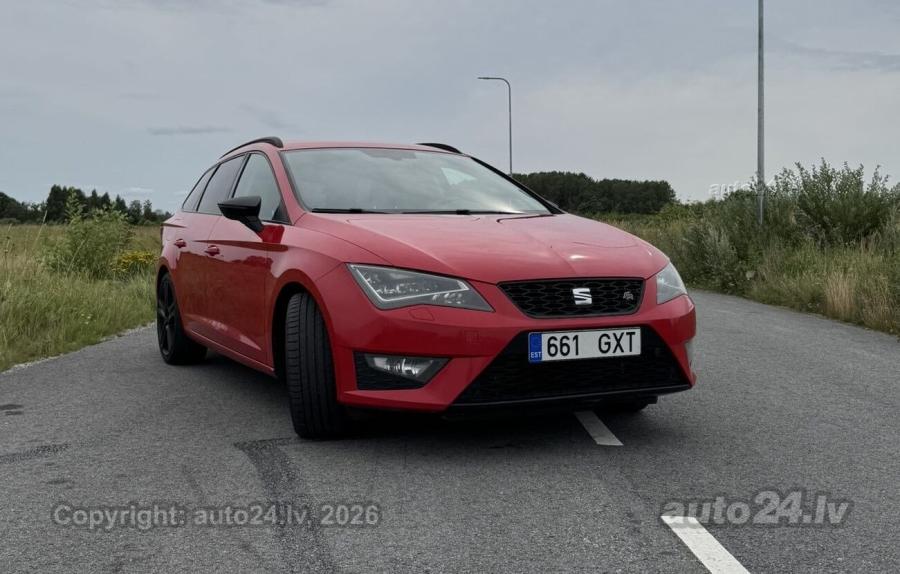Sarkans SEAT Leon 2014 Tallina, ar dzinēja tilpumu 2.00 L un nobraukumu 260 tūkst. km par 7000 €, foto 3 vietnē AUTOMOTO.COM.LV