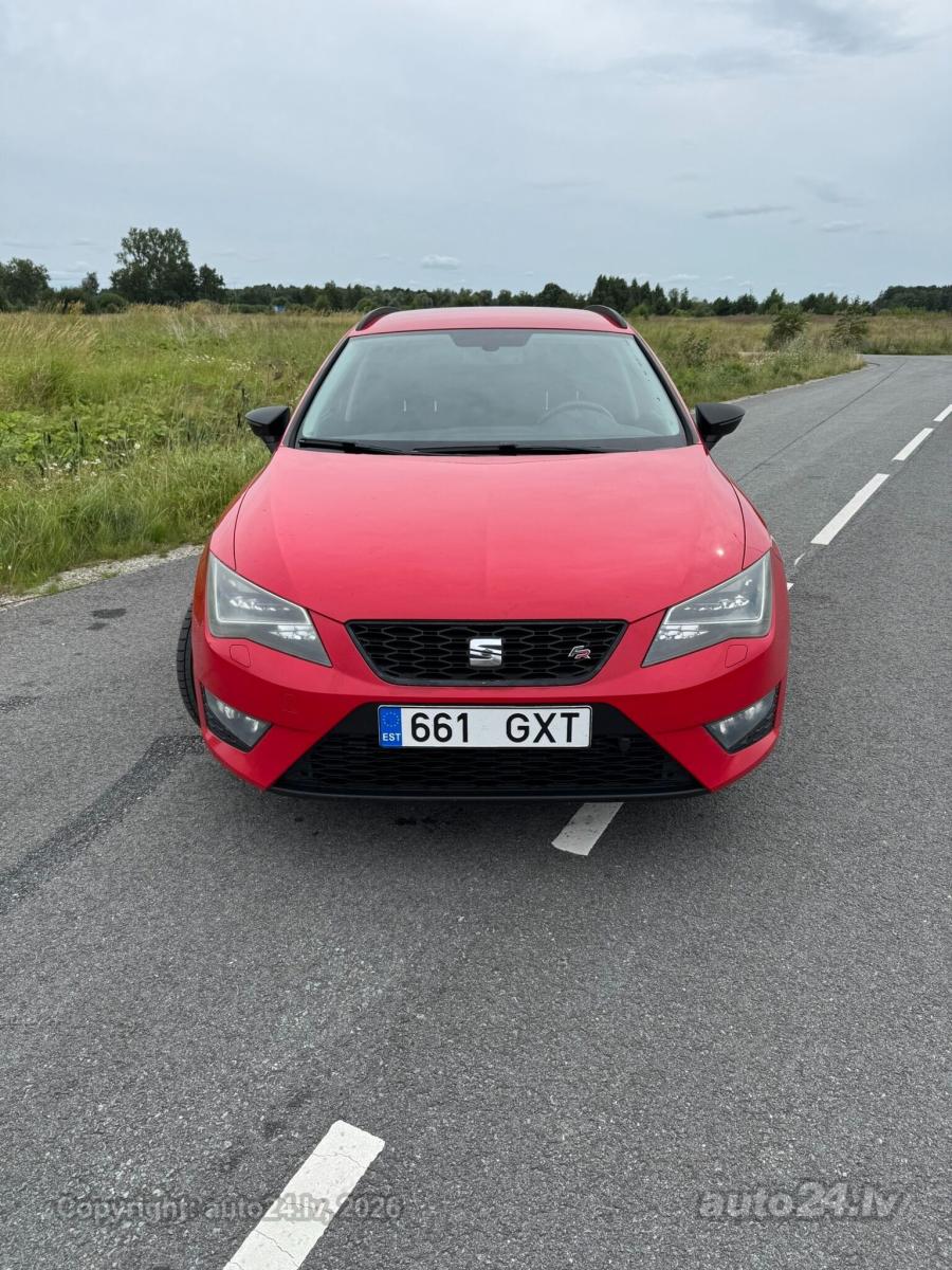 Sarkans SEAT Leon 2014 Tallina, ar dzinēja tilpumu 2.00 L un nobraukumu 260 tūkst. km par 7000 €, foto 5 vietnē AUTOMOTO.COM.LV