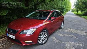 Sarkans SEAT Leon 2014 Rīga, ar dzinēja tilpumu 1.60 L un nobraukumu 170 tūkst. km par 5100 €, foto  vietnē AUTOMOTO.COM.LV