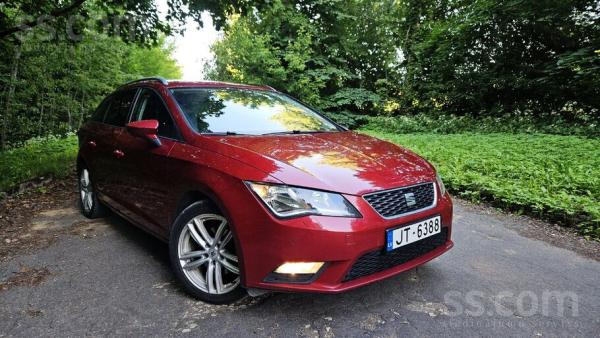 Red SEAT Leon 2014 in Riga, with an engine capacity of 1.60 L and mileage of 170 thousand km for 5100 €, photo 2 on AUTOMOTO.COM.LV