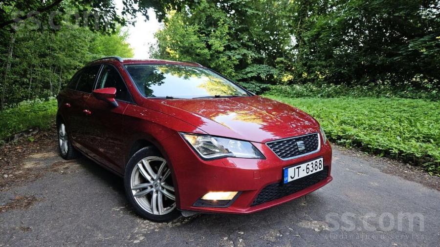 Red SEAT Leon 2014 in Riga, with an engine capacity of 1.60 L and mileage of 170 thousand km for 5100 €, photo 3 on AUTOMOTO.COM.LV
