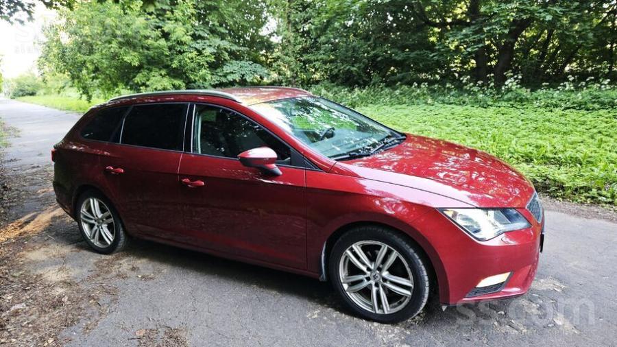 Red SEAT Leon 2014 in Riga, with an engine capacity of 1.60 L and mileage of 170 thousand km for 5100 €, photo 5 on AUTOMOTO.COM.LV