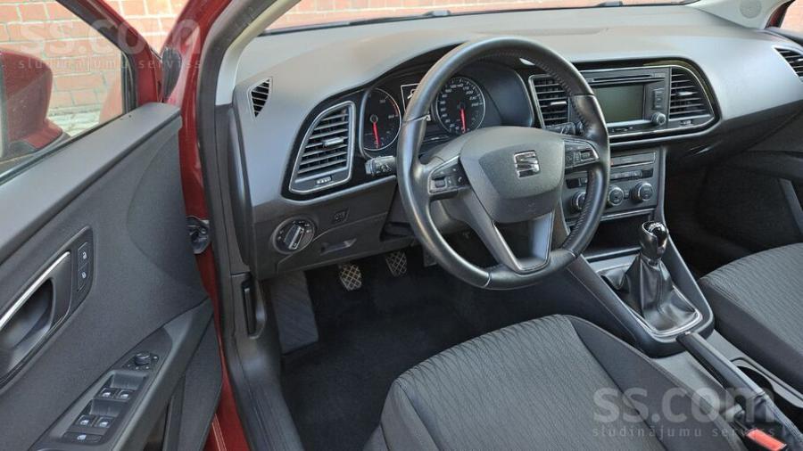 Red SEAT Leon 2014 in Riga, with an engine capacity of 1.60 L and mileage of 170 thousand km for 5100 €, photo 7 on AUTOMOTO.COM.LV