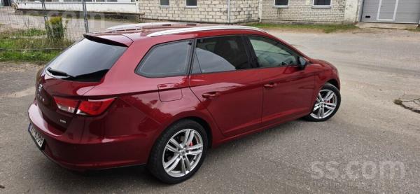 Red SEAT Leon 2014 in Riga, with an engine capacity of 1.60 L and mileage of 175 thousand km for 5100 €, photo 5 on AUTOMOTO.COM.LV