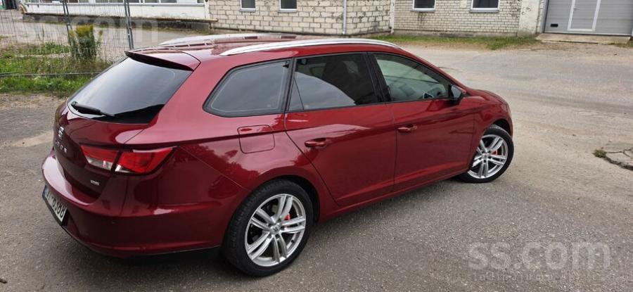 Red SEAT Leon 2014 in Riga, with an engine capacity of 1.60 L and mileage of 175 thousand km for 5100 €, photo 5 on AUTOMOTO.COM.LV