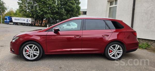 Red SEAT Leon 2014 in Riga, with an engine capacity of 1.60 L and mileage of 175 thousand km for 5100 €, photo 6 on AUTOMOTO.COM.LV
