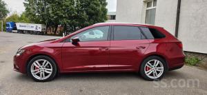 Red SEAT Leon 2014 in Riga, with an engine capacity of 1.60 L and mileage of 175 thousand km for 5100 €, photo 6 on AUTOMOTO.COM.LV
