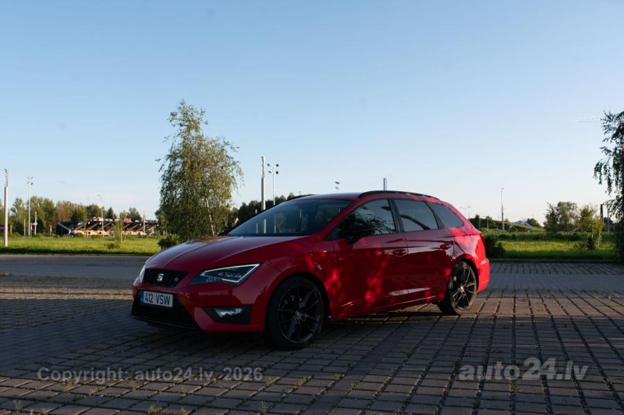 Red SEAT Leon 2014 in Tallinn, with an engine capacity of 2.00 L and mileage of 312 thousand km for 7999 €, photo 3 on AUTOMOTO.COM.LV
