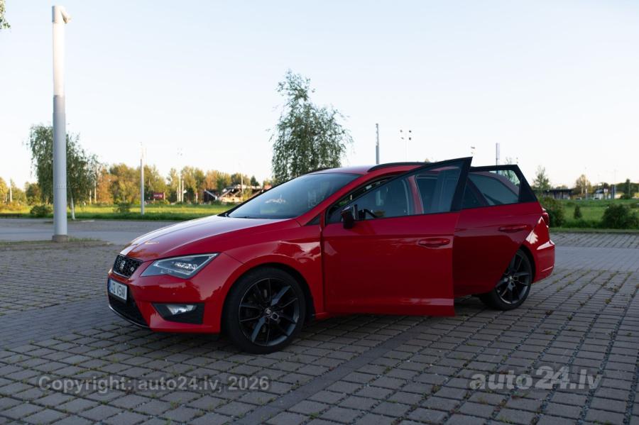 Red SEAT Leon 2014 in Tallinn, with an engine capacity of 2.00 L and mileage of 312 thousand km for 7999 €, photo 9 on AUTOMOTO.COM.LV
