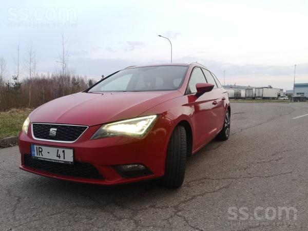 Сеат Леон 2014 в Елгава на AUTOMOTO.COM.LV Красный Сеат Леон 2014 в Елгава, объемом двигателя 2.00 л и пробегом 357 тыс. км за 4995 €, фото 5 на AUTOMOTO.COM.LV