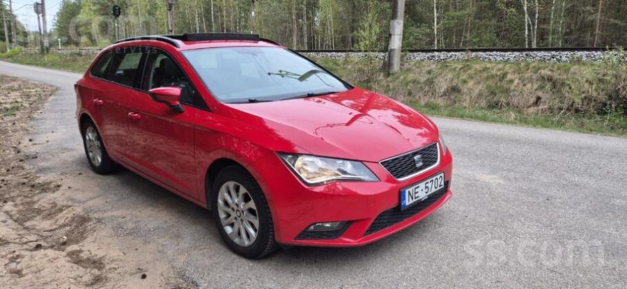 Sarkans SEAT Leon 2015 Rīga, ar dzinēja tilpumu 1.60 L un nobraukumu 242 tūkst. km par 5100 €, foto 1 vietnē AUTOMOTO.COM.LV