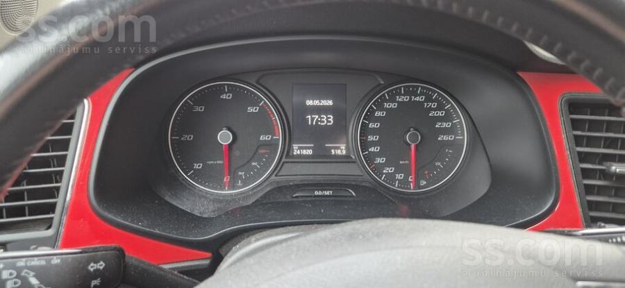 Sarkans SEAT Leon 2015 Rīga, ar dzinēja tilpumu 1.60 L un nobraukumu 242 tūkst. km par 5100 €, foto 16 vietnē AUTOMOTO.COM.LV