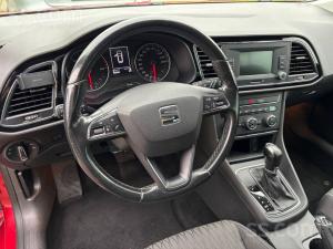Red SEAT Leon 2015 in Riga, with an engine capacity of 2.00 L and mileage of 240 thousand km for 6900 €, photo 8 on AUTOMOTO.COM.LV