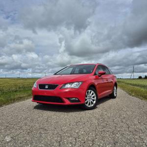 Sarkans SEAT Leon 2015 Radviliškis, ar dzinēja tilpumu 1.60 L un nobraukumu 267 tūkst. km par 5500 €, foto  vietnē AUTOMOTO.COM.LV