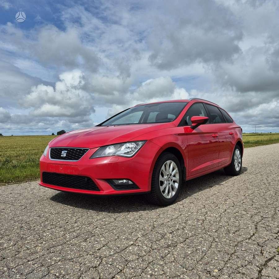 Sarkans SEAT Leon 2015 Radviliškis, ar dzinēja tilpumu 1.60 L un nobraukumu 267 tūkst. km par 5500 €, foto 3 vietnē AUTOMOTO.COM.LV