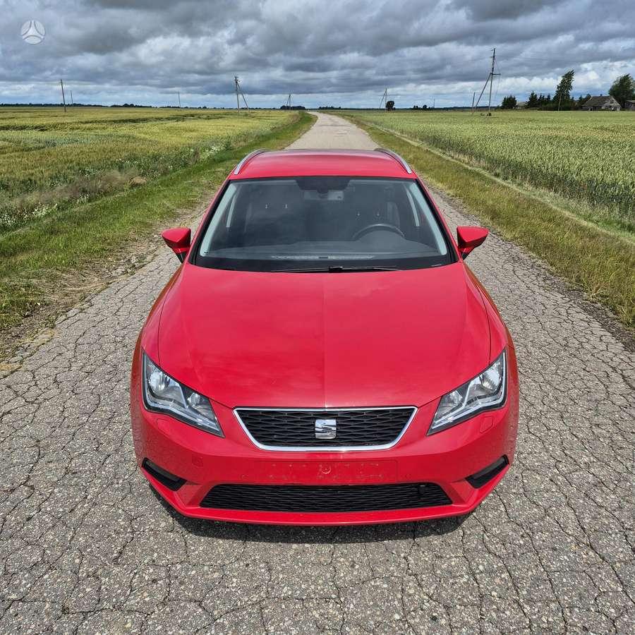 Sarkans SEAT Leon 2015 Radviliškis, ar dzinēja tilpumu 1.60 L un nobraukumu 267 tūkst. km par 5500 €, foto 5 vietnē AUTOMOTO.COM.LV