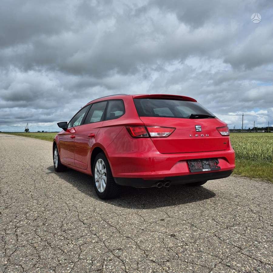 Sarkans SEAT Leon 2015 Radviliškis, ar dzinēja tilpumu 1.60 L un nobraukumu 267 tūkst. km par 5500 €, foto 8 vietnē AUTOMOTO.COM.LV