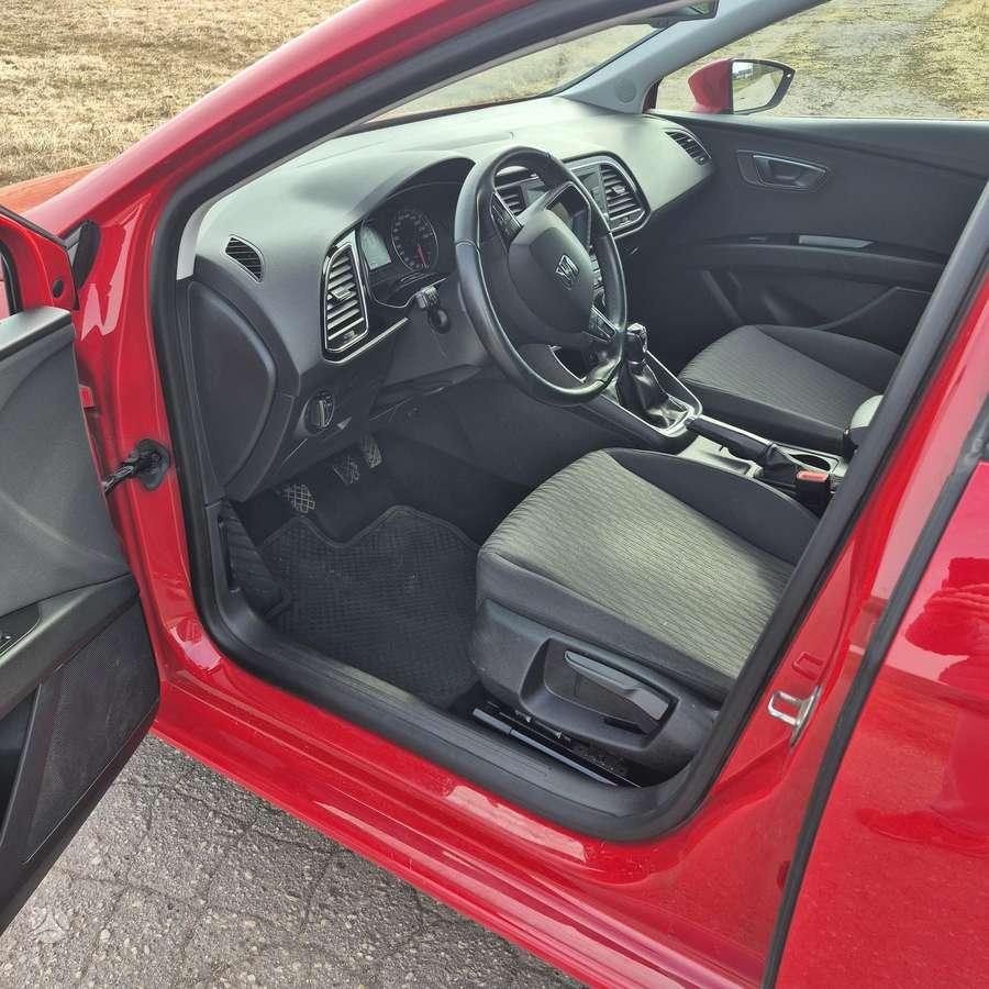 Sarkans SEAT Leon 2015 Radviliškis, ar dzinēja tilpumu 1.60 L un nobraukumu 267 tūkst. km par 5500 €, foto 15 vietnē AUTOMOTO.COM.LV