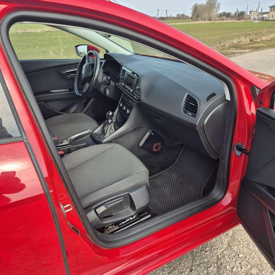 Sarkans SEAT Leon 2015 Radviliškis, ar dzinēja tilpumu 1.60 L un nobraukumu 267 tūkst. km par 5500 €, foto 17 vietnē AUTOMOTO.COM.LV