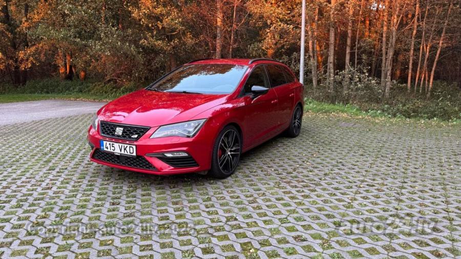 Sarkans SEAT Leon 2017 Tallina, ar dzinēja tilpumu 2.00 L un nobraukumu 92 tūkst. km par 20000 €, foto 1 vietnē AUTOMOTO.COM.LV