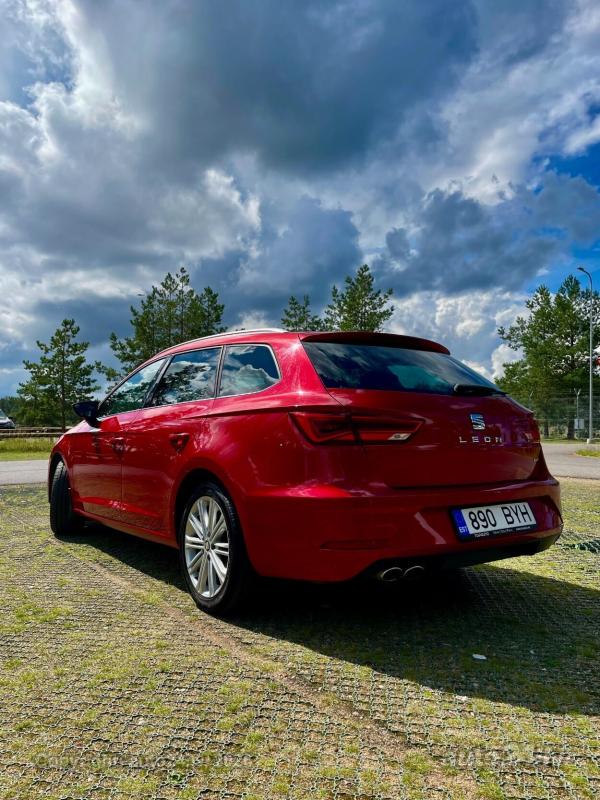 Red SEAT Leon 2018 in Tallinn, with an engine capacity of 2.00 L and mileage of 211 thousand km for 11500 €, photo 2 on AUTOMOTO.COM.LV