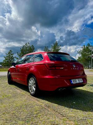 Red SEAT Leon 2018 in Tallinn, with an engine capacity of 2.00 L and mileage of 211 thousand km for 11500 €, photo 3 on AUTOMOTO.COM.LV