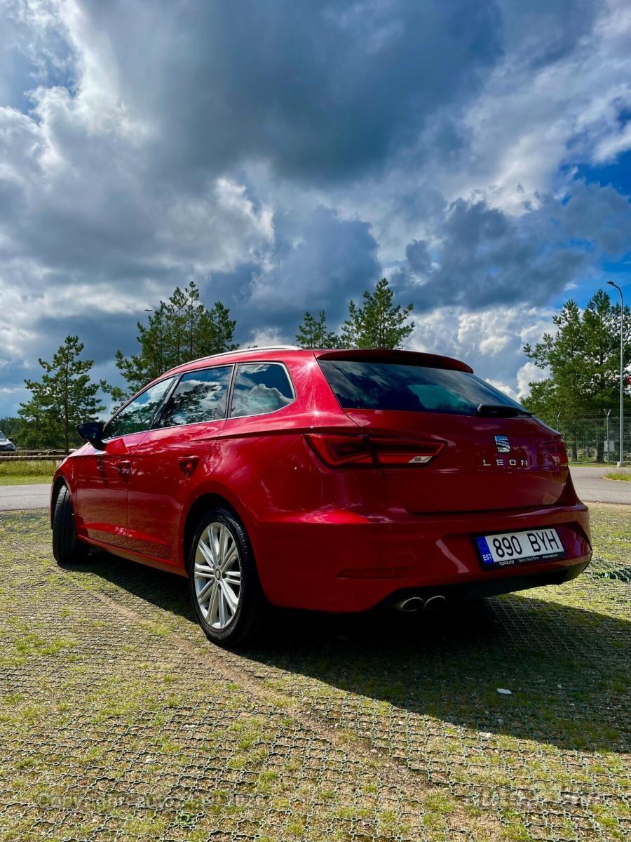 Red SEAT Leon 2018 in Tallinn, with an engine capacity of 2.00 L and mileage of 211 thousand km for 11500 €, photo 3 on AUTOMOTO.COM.LV