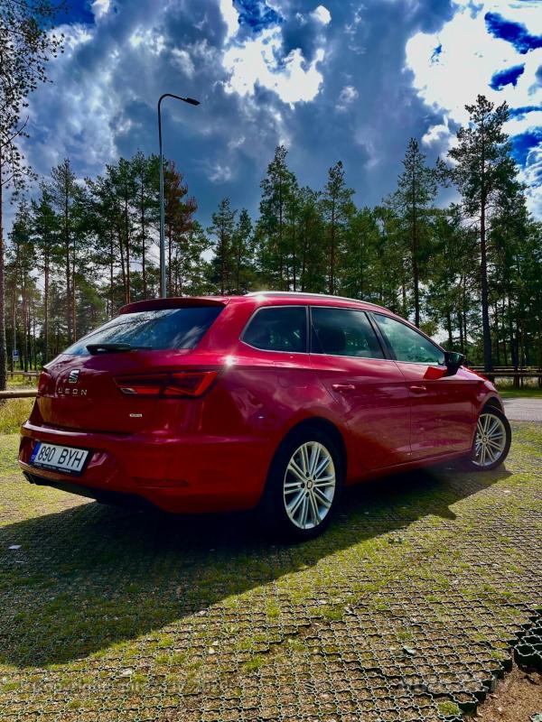 Red SEAT Leon 2018 in Tallinn, with an engine capacity of 2.00 L and mileage of 211 thousand km for 11500 €, photo 3 on AUTOMOTO.COM.LV
