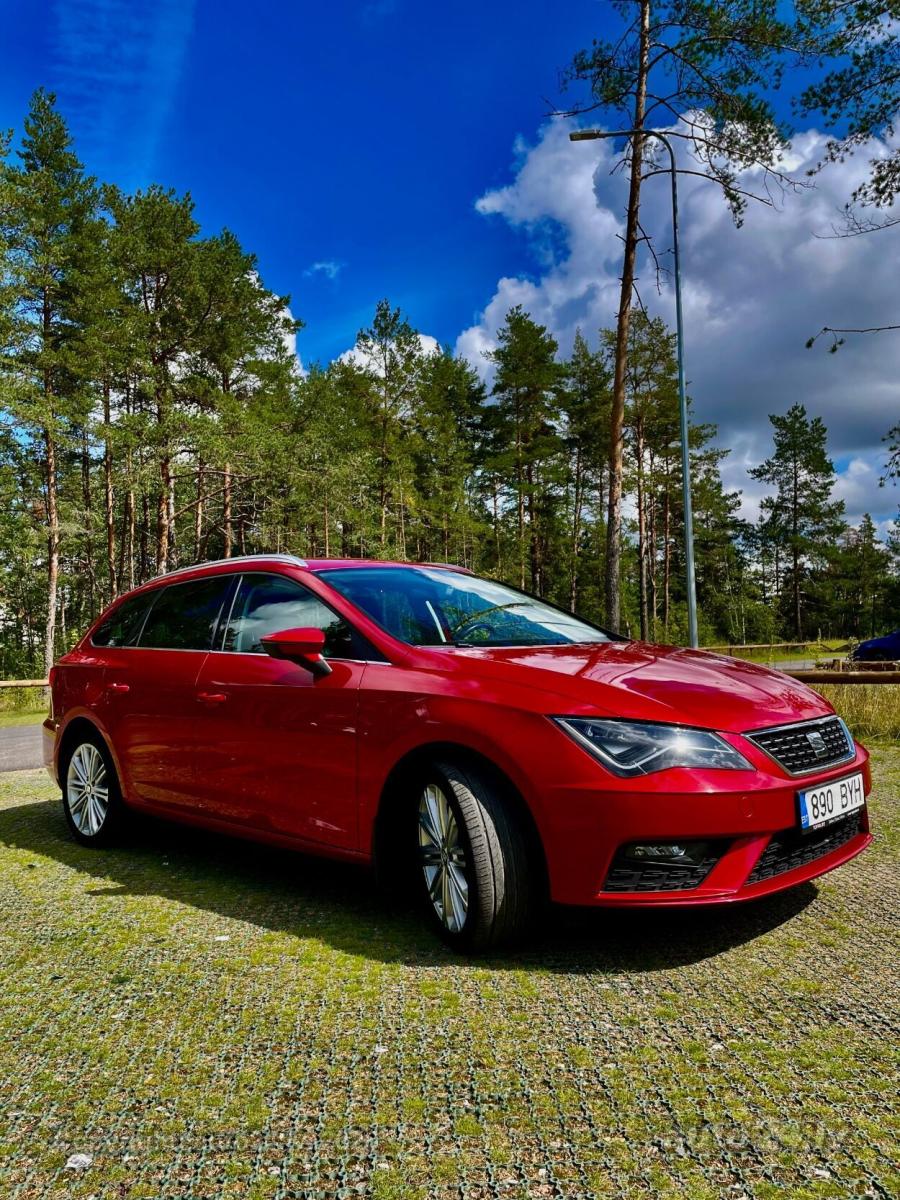 Red SEAT Leon 2018 in Tallinn, with an engine capacity of 2.00 L and mileage of 211 thousand km for 11500 €, photo 5 on AUTOMOTO.COM.LV
