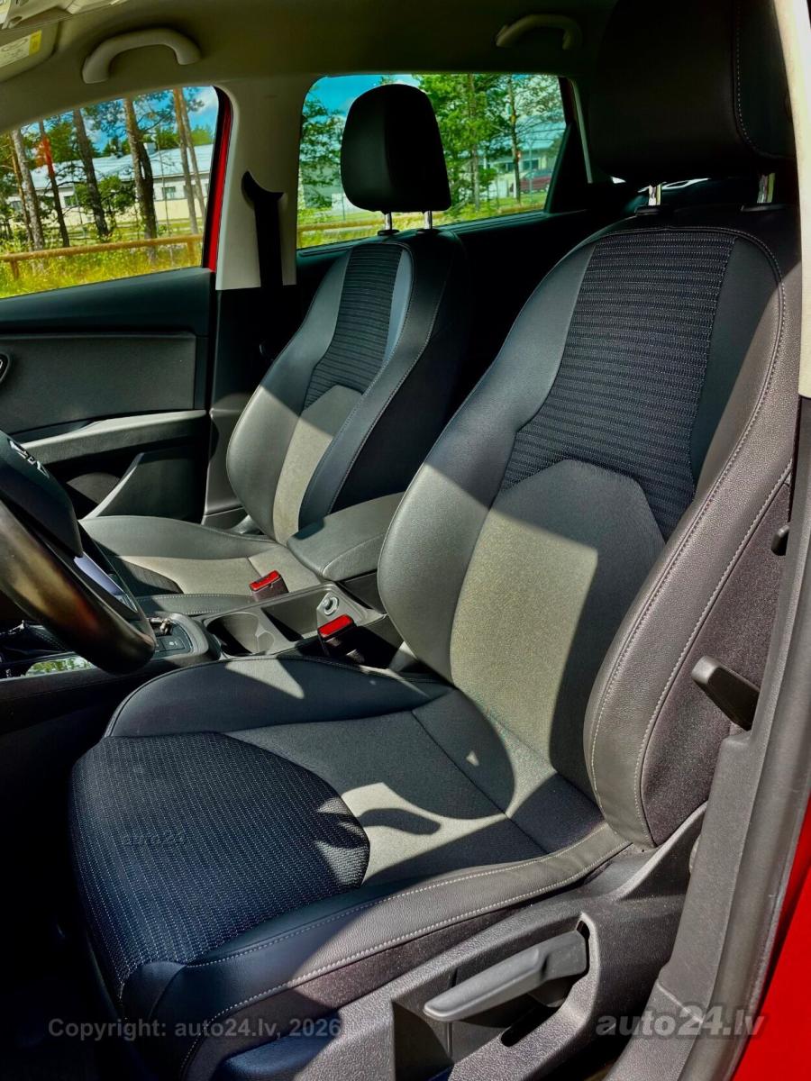Red SEAT Leon 2018 in Tallinn, with an engine capacity of 2.00 L and mileage of 211 thousand km for 11500 €, photo 9 on AUTOMOTO.COM.LV